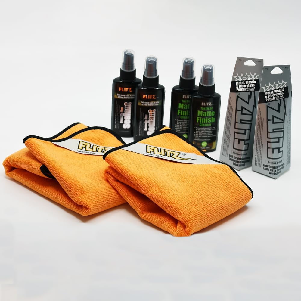 Flitz Tactical Gun + Knife Care Kit to Clean Polish and Protect Your ...