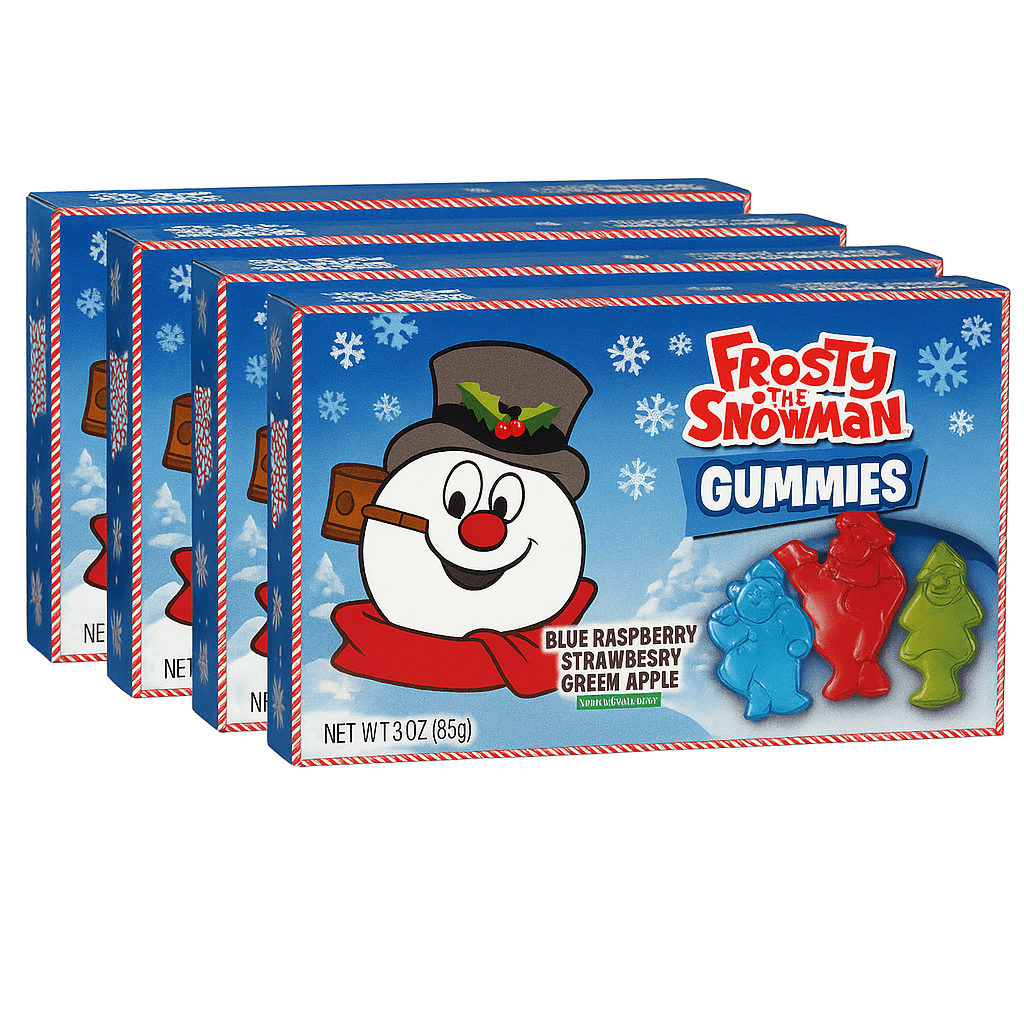 Flix Candy Frosty the Snowman Gummies Theater Box, 3 oz (4 Pack) – Blue ...
