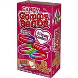 Flix Candy Gummy Bands Candy, Individually Wrapped Valentine Treats, 16 ...