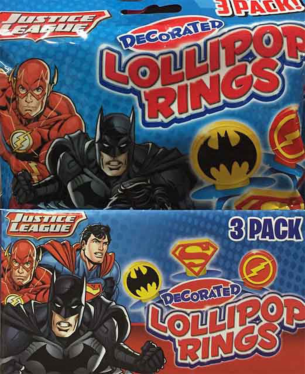 Flix Candy Justice League 3-pk. Ring Pop - Walmart.com