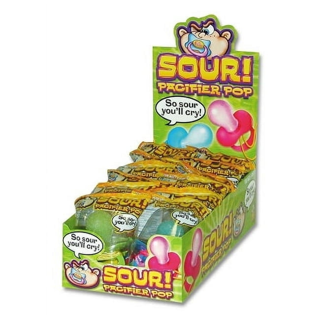 Flix Sour Pacifier Pops, (Pack of 12) - Walmart.com