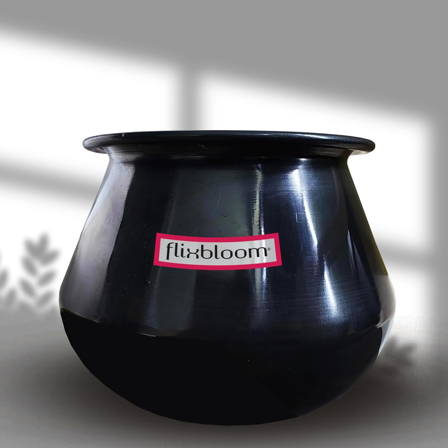 Flixbloom Traditional Shape Black Hard Anodised Kitchen Container for ...