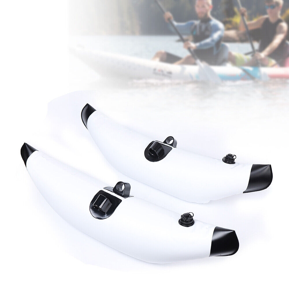 Flkoendmall 2Pcs Kayak PVC Inflatable Outrigger Canoe Fishing Boat ...
