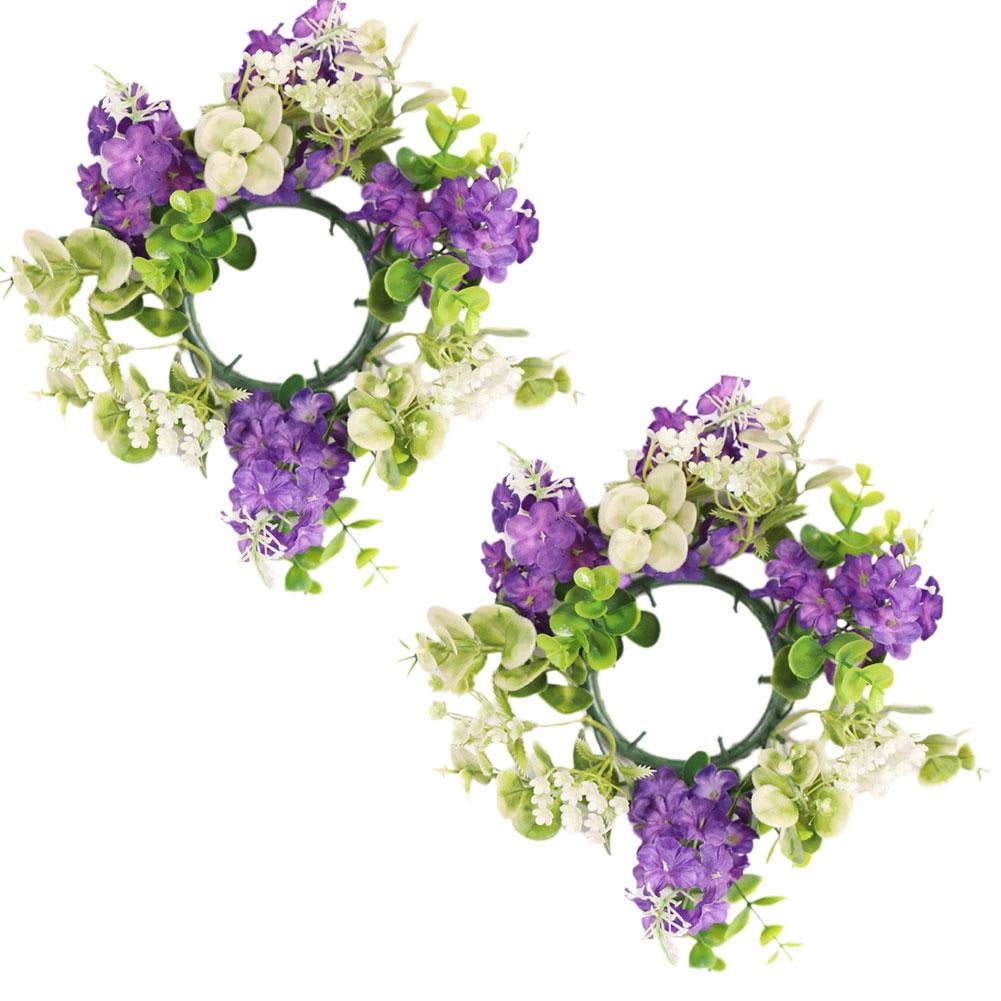 Fll Candle Rings, Plastic Artificial er Candle Rings Spring Candle ...