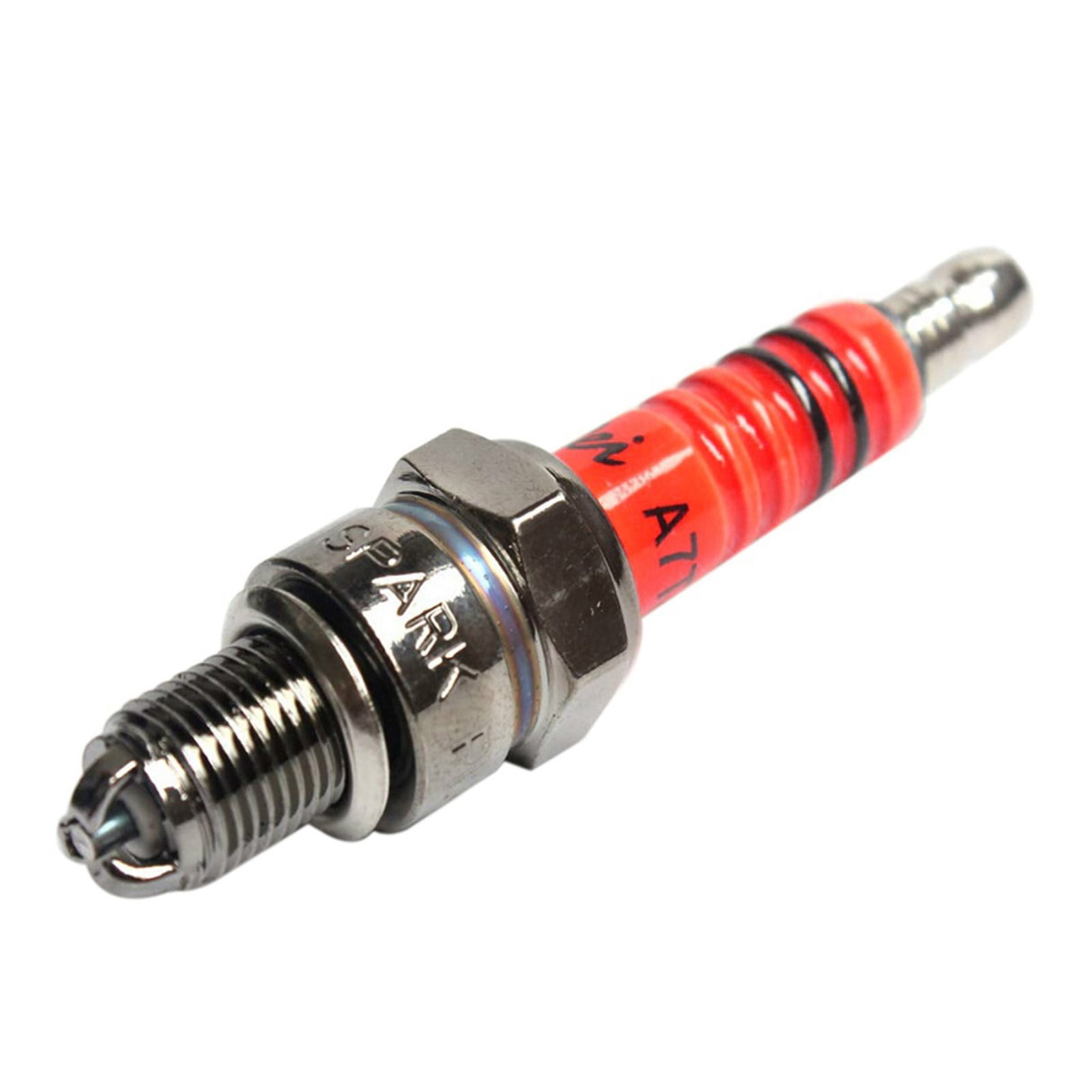 Flm 1Pc Spark Plug A7TC A7TJC 3 Electrode GY6 50cc-125cc Moped Scooter ...
