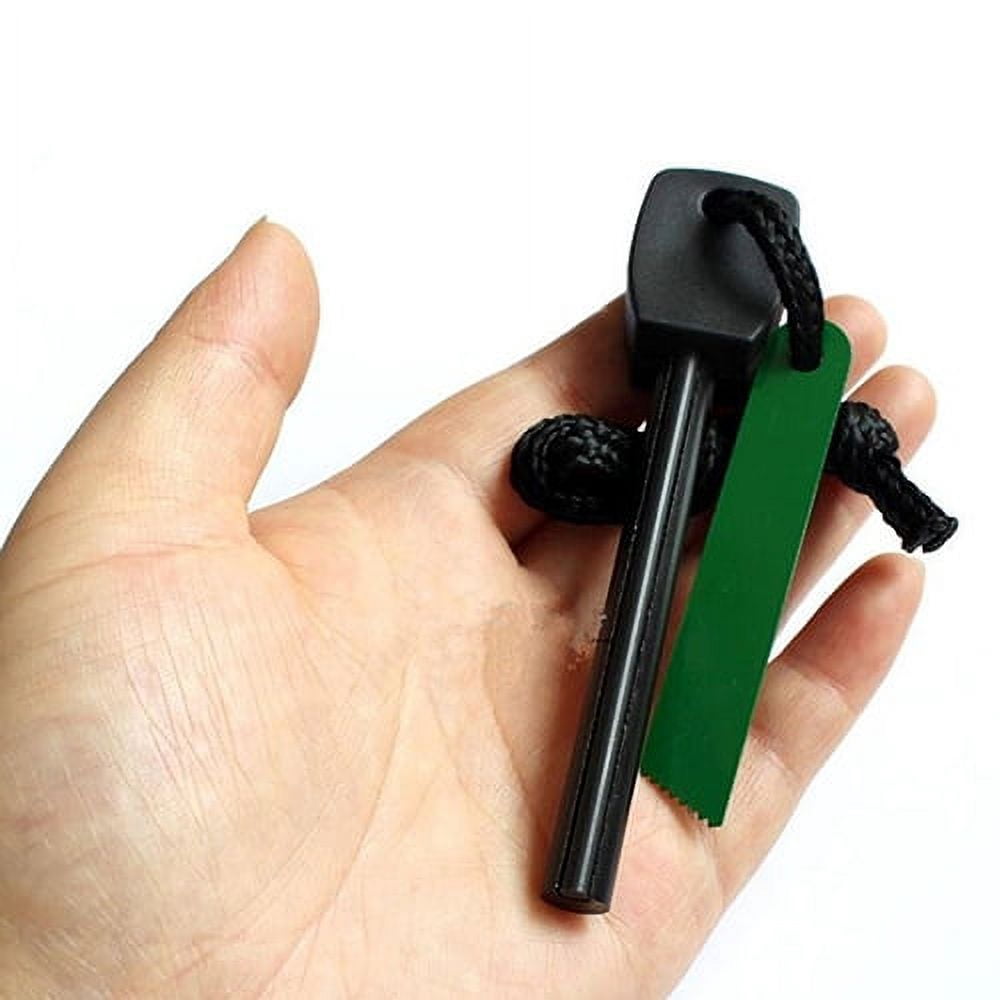 Flm Outdoor Survival Camping Magnesium Flint Scraper Stone Fire Starter ...