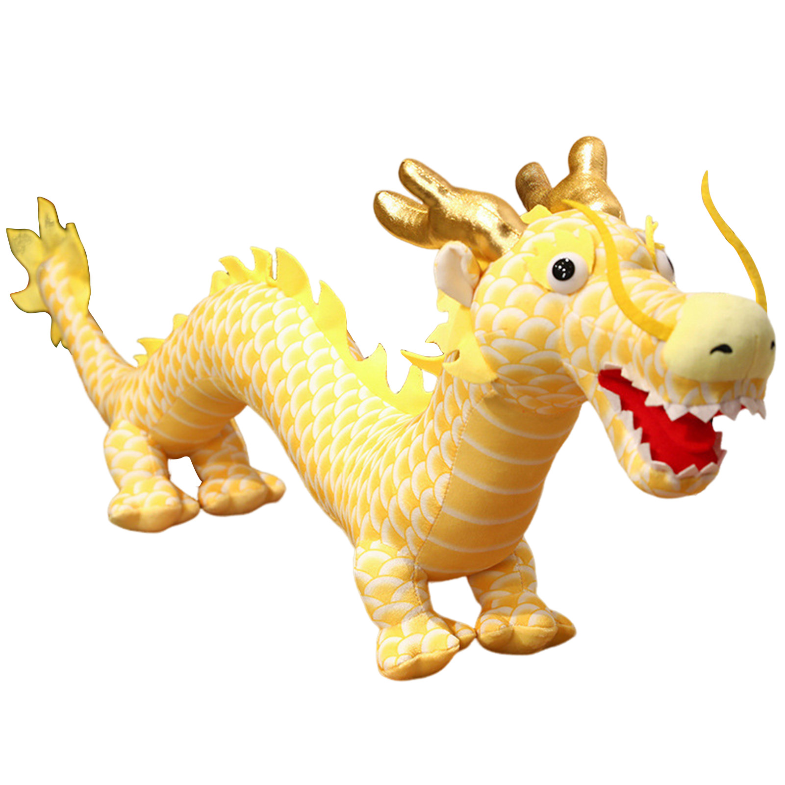 Flm Year of 2024 Zodiac Dragon Plush Doll Standing Posture Cartoon ...