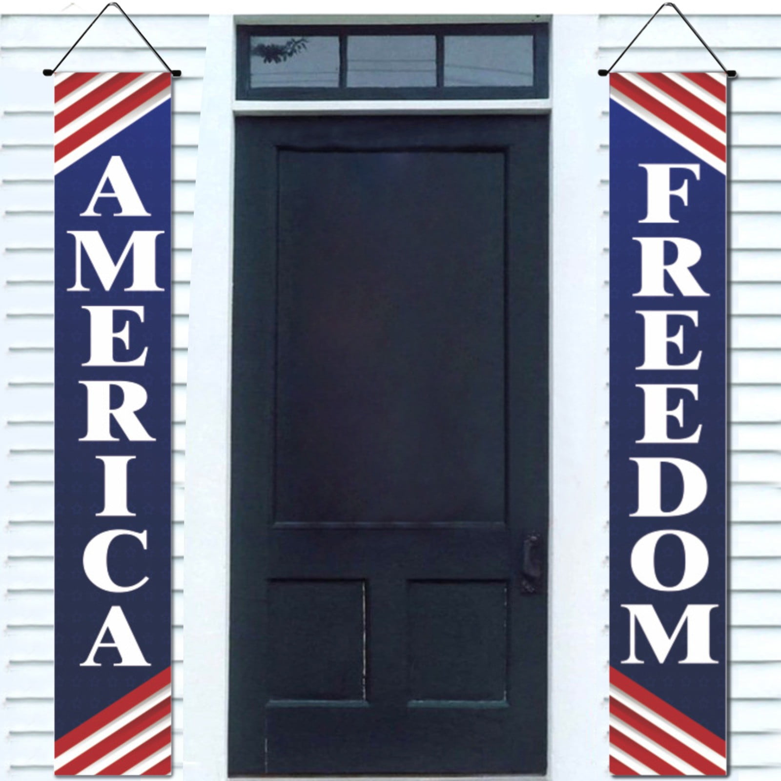 Flmaly Independence Day Couplet Holiday Decoration Party Door Curtain ...