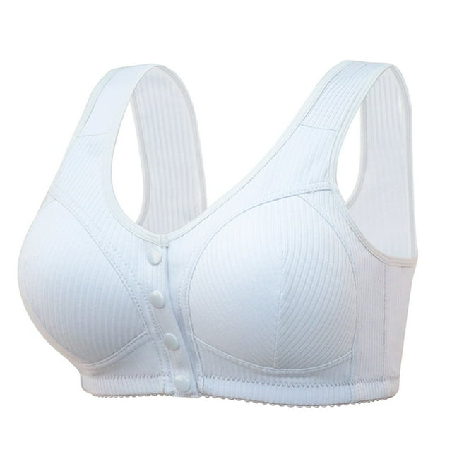 Flmaly bras for women Seamless Wireless Supportive Bra Women Lace Front ...