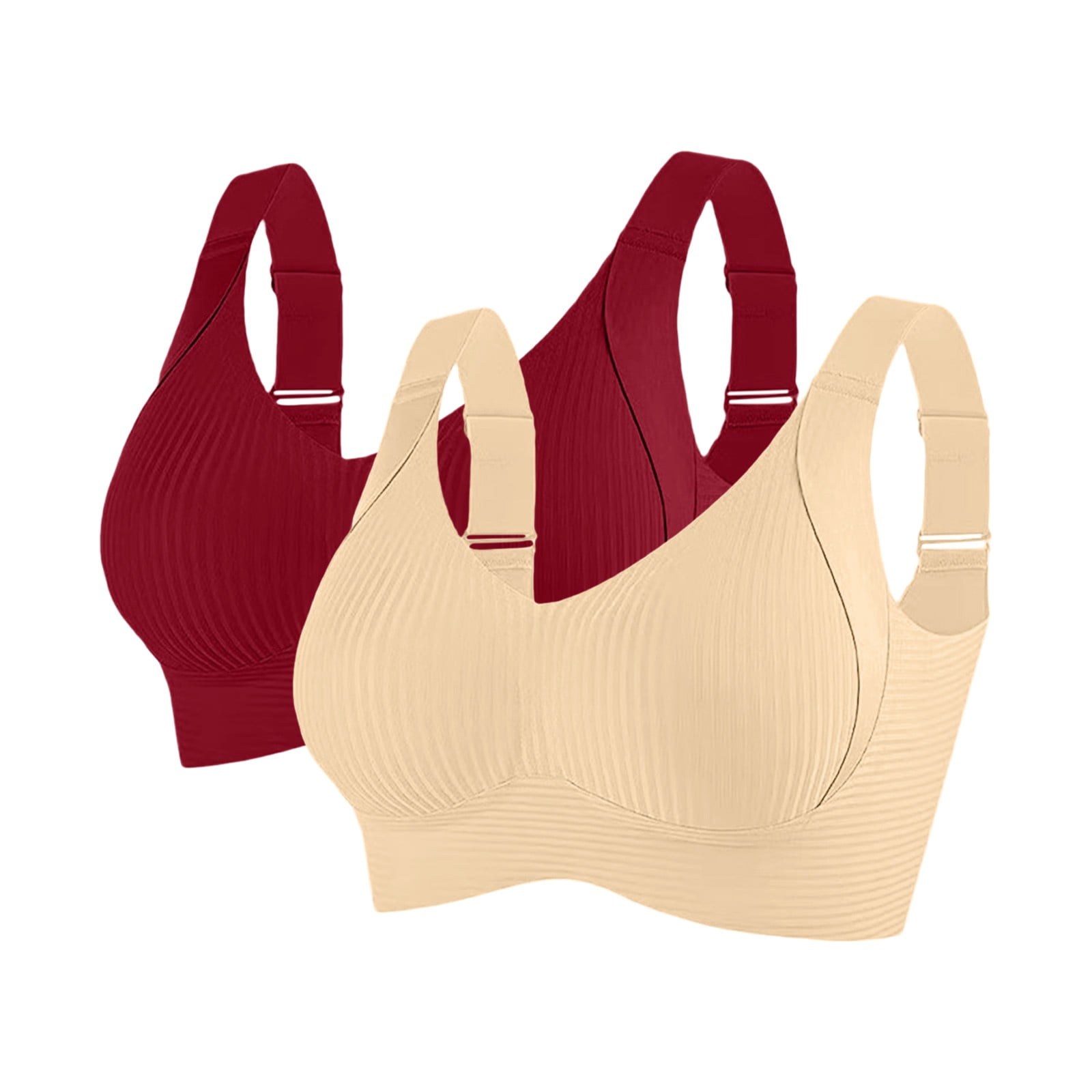 Flmaly bras for women Seamless Wireless Supportive Bra Sports Bras For ...