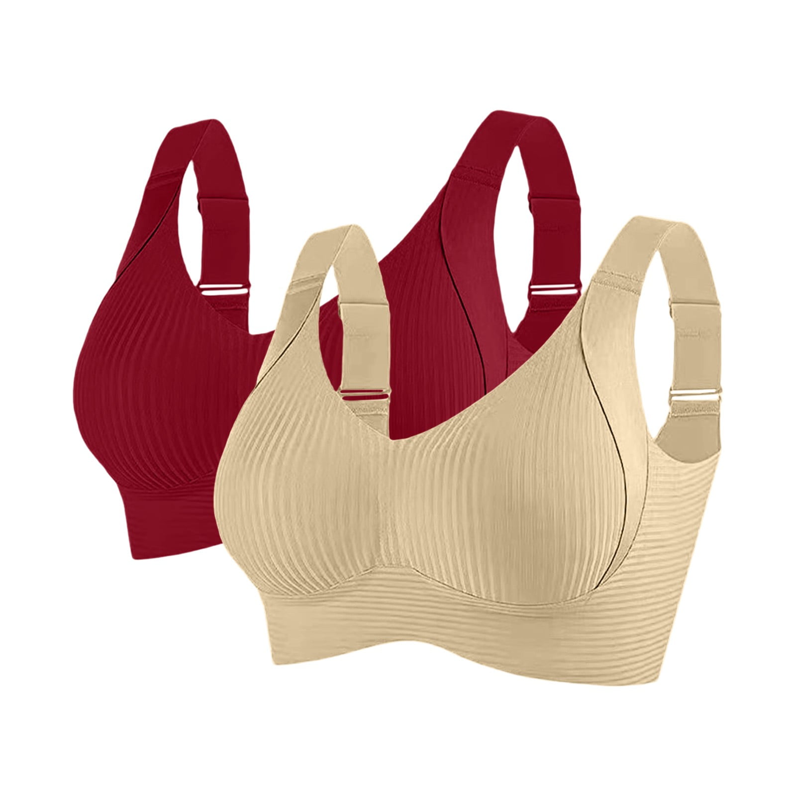 Flmaly bras for women Seamless Wireless Supportive Bra Sports Bras For ...