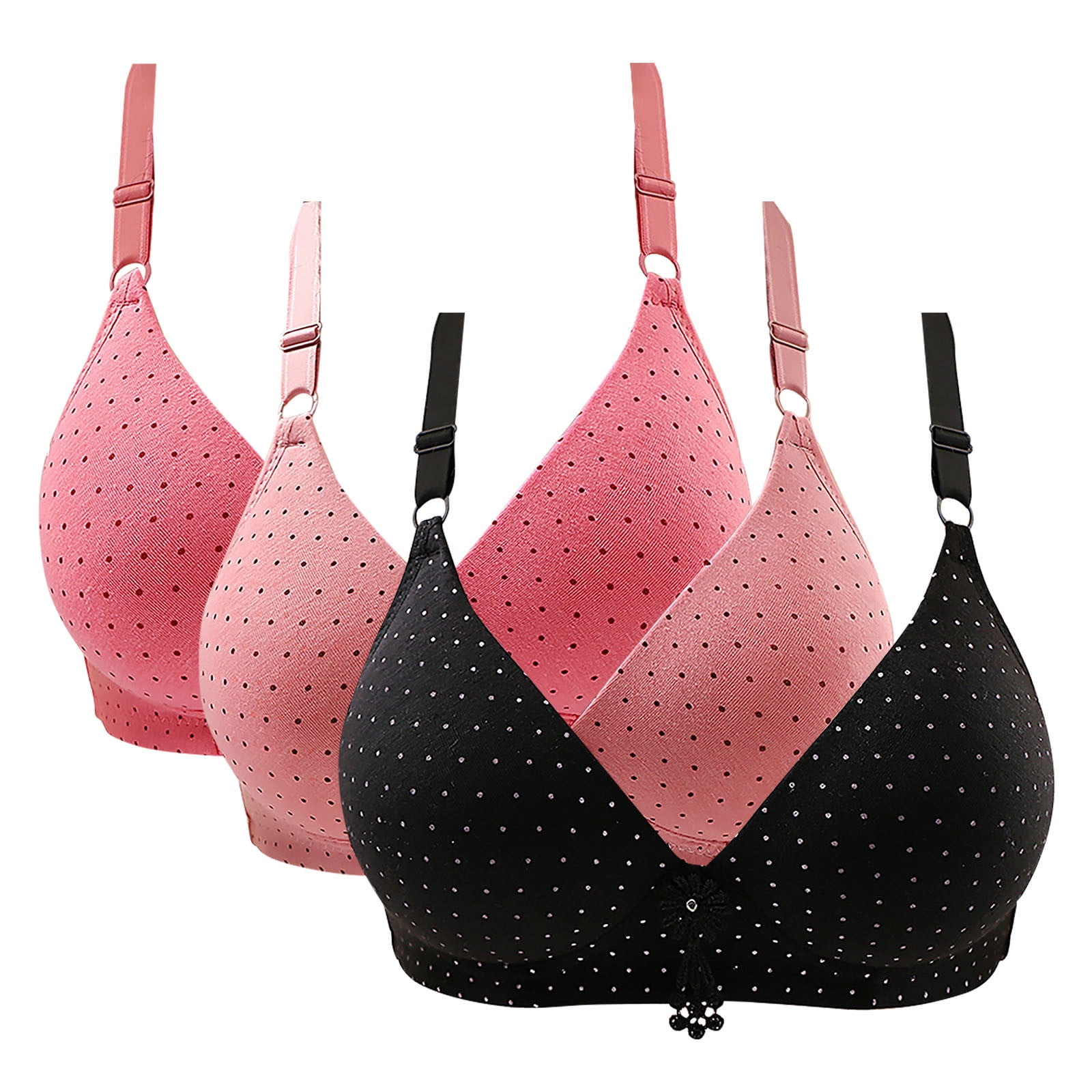 Flmaly bras for women Seamless Wireless Supportive Bra Thin Laceless ...