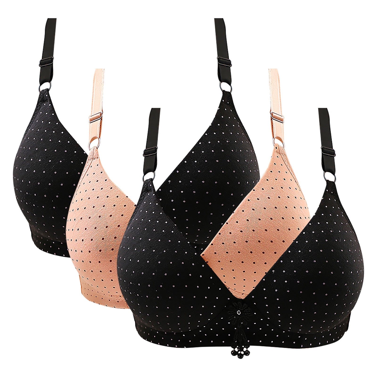 Flmaly bras for women Seamless Wireless Supportive Bra Thin Laceless ...