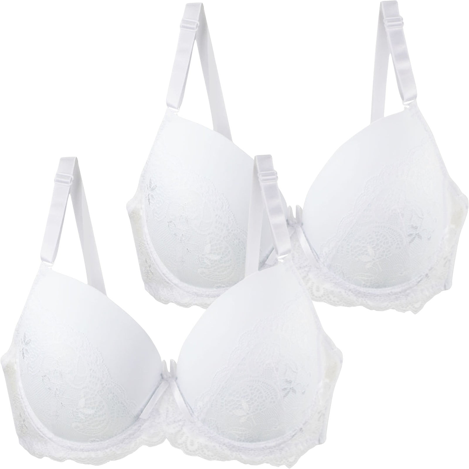 Flmaly bras for women Seamless Wireless Supportive Bra Women's Bra Strap Strap Bra Set Women's ...