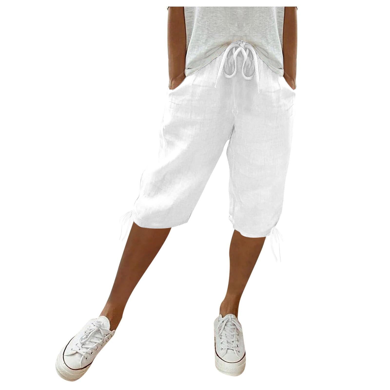 Flmaly vacation outfits for women High Waistband Women's Knee Length ...