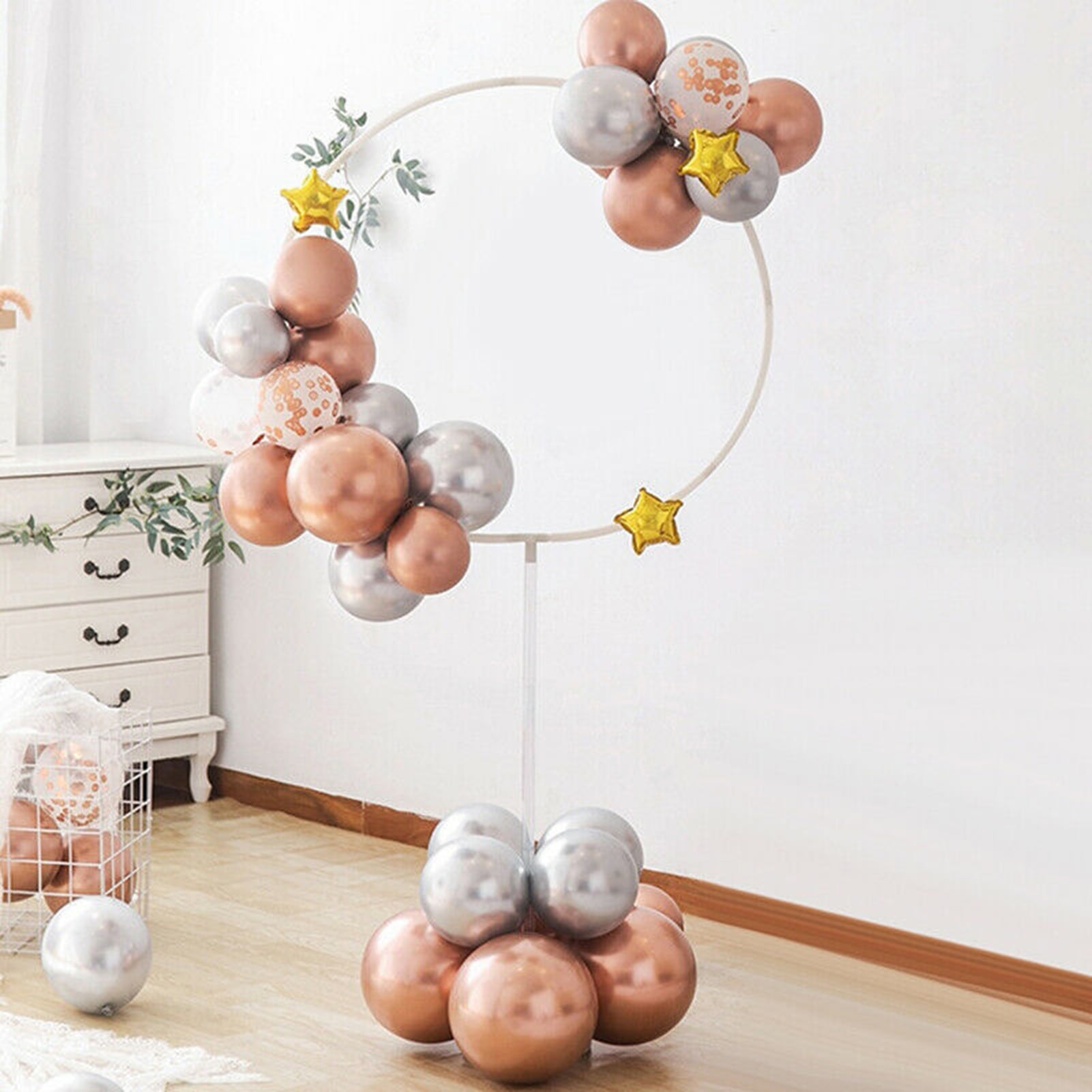Flmtop 1 Set Balloon Column Handmade Decorative Stable Round Circle ...