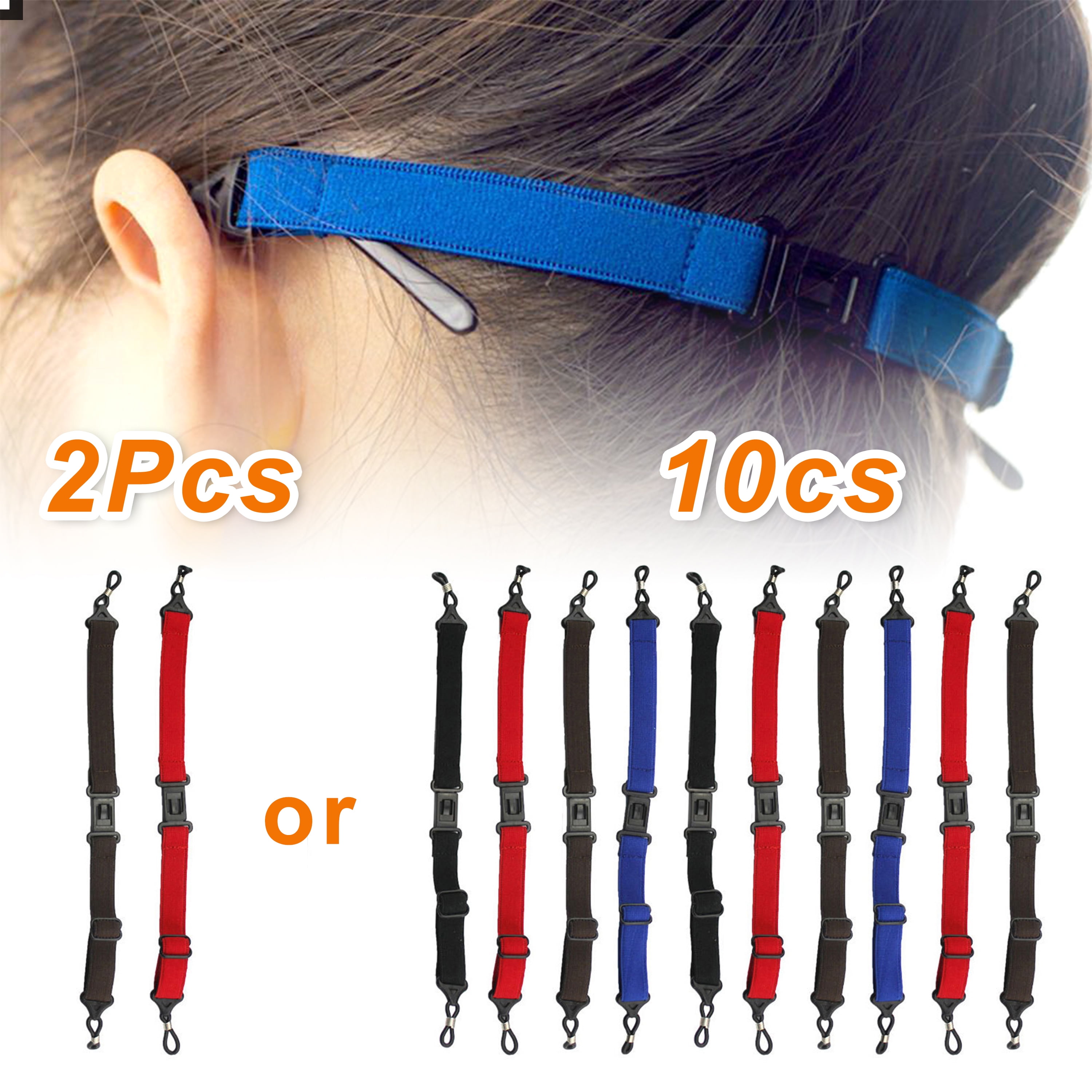 Flmtop 1Pcs Sport Elastic Eyeglasses Anti-slip Fixing Cord Rope String ...