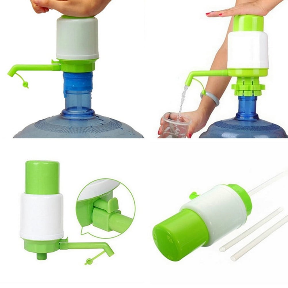 Hevirgo 5 Gallon Bottled Drinking Water Hand Press Manual Pump Plastic ...