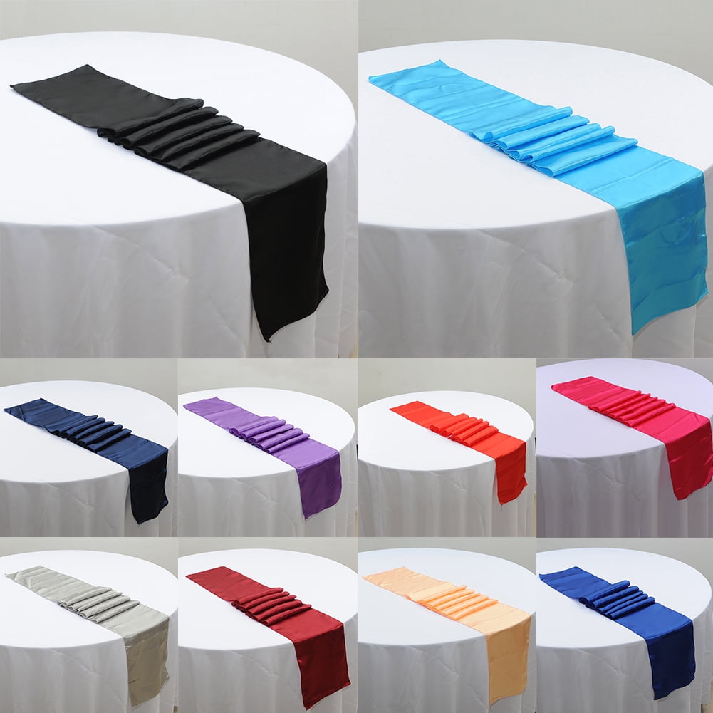 Flmtop Solid Color Wedding Reception Venue Party Banquet Event Table ...