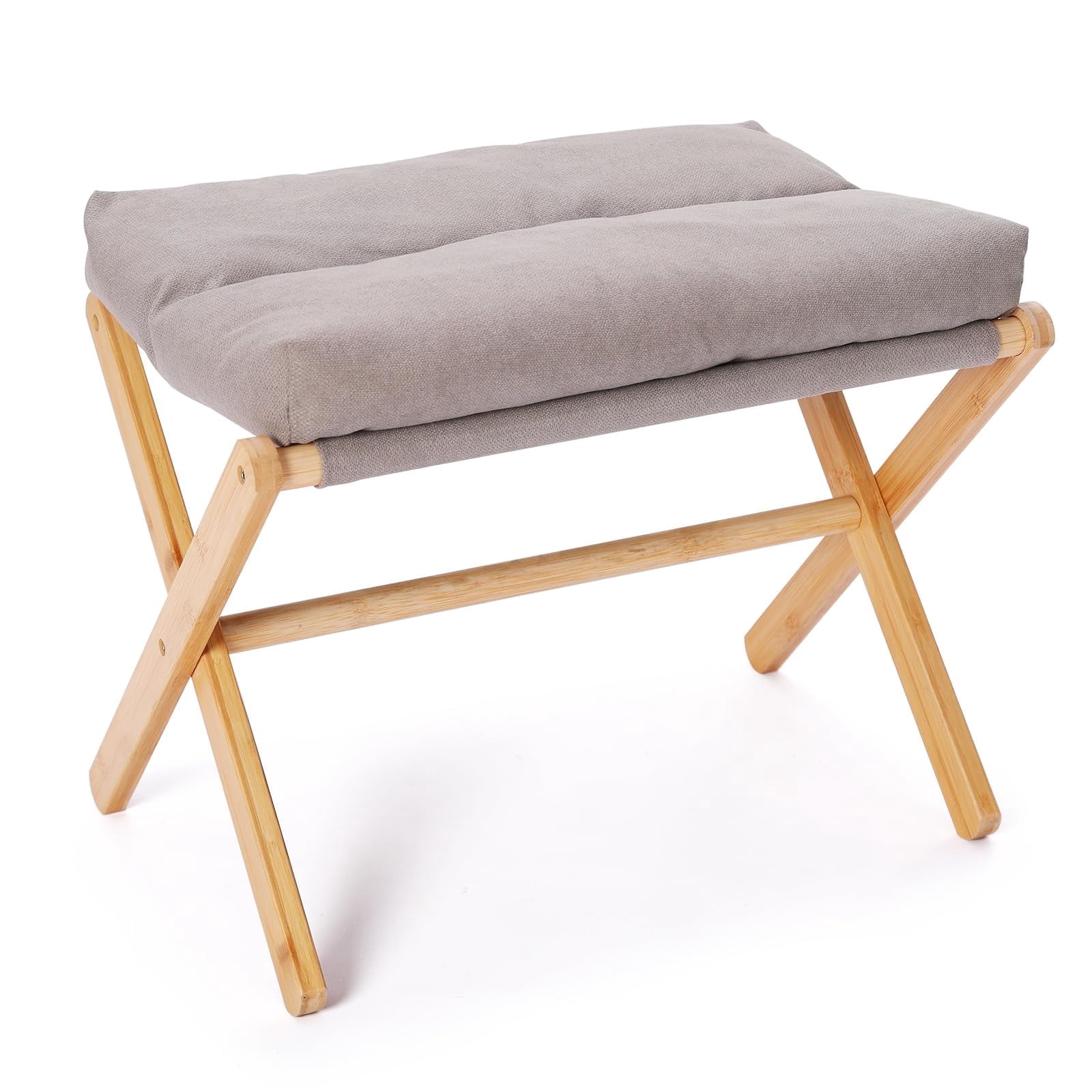 Flngr Folding Foot Stool,Small Ottoman Foot Rest for Couch for Living ...