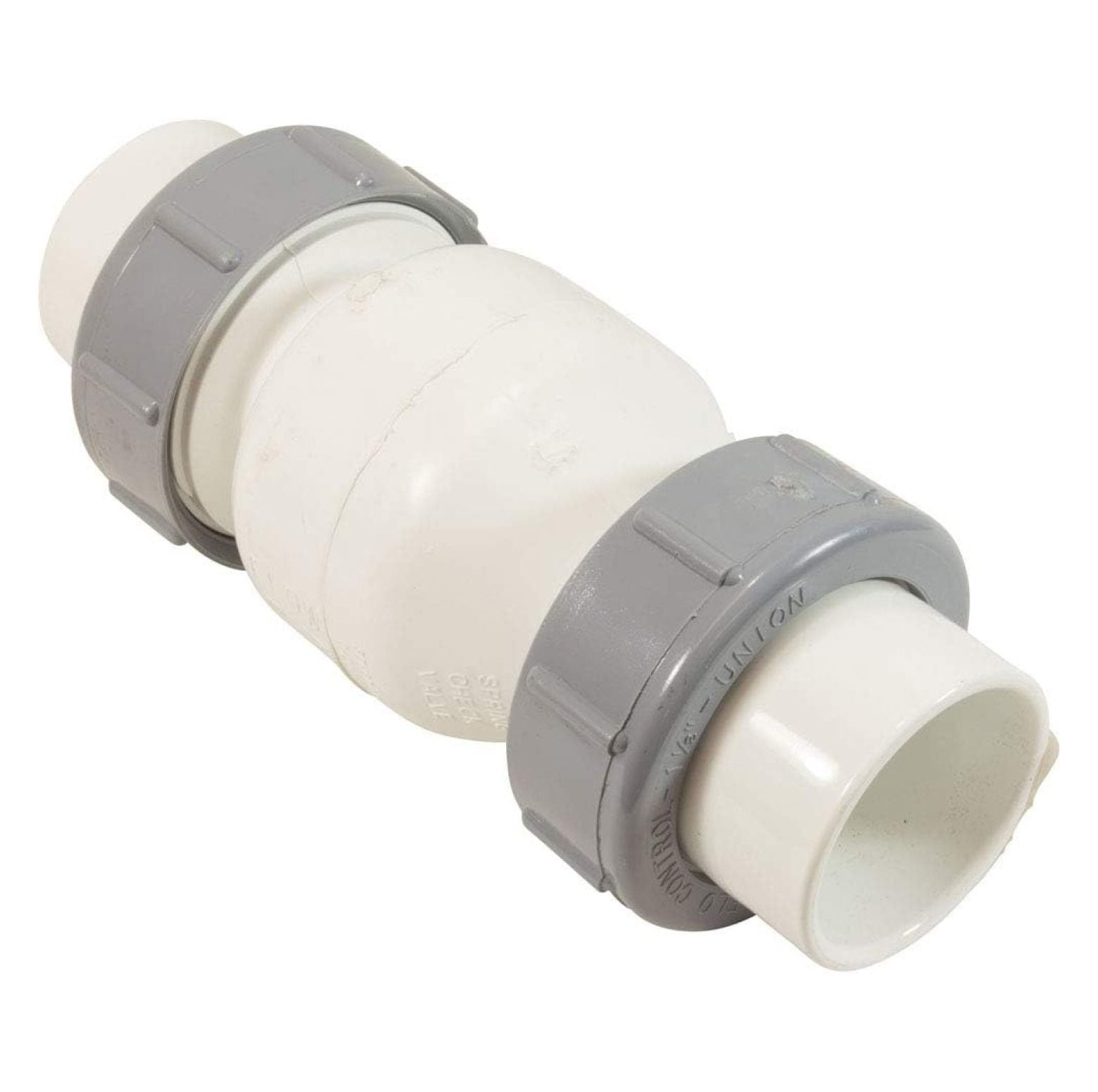 Flo Control Check , Spring, 1-1/2"s, 1/2lb, True Union, Wht - Walmart.com