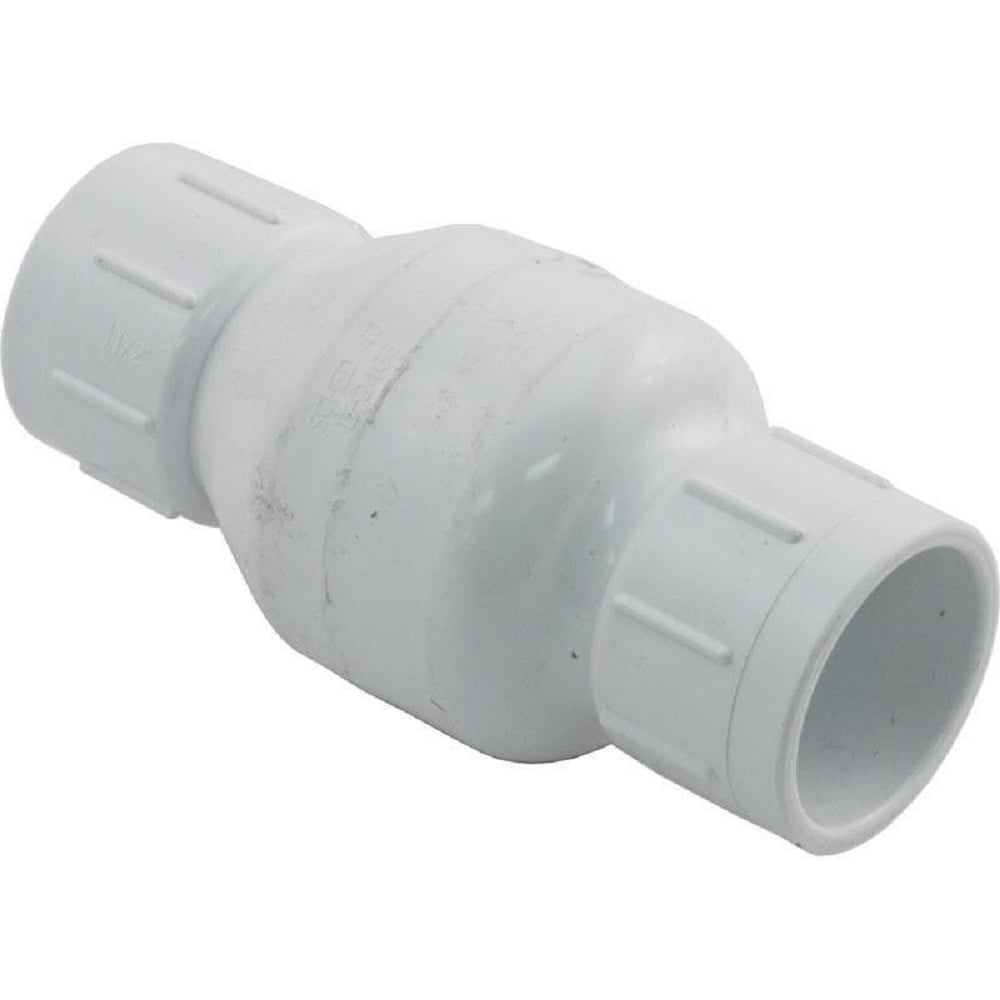 Flo Control Check Valve, Spring, Flo Control, 1-1/2" Slip, 2 lb, Water ...