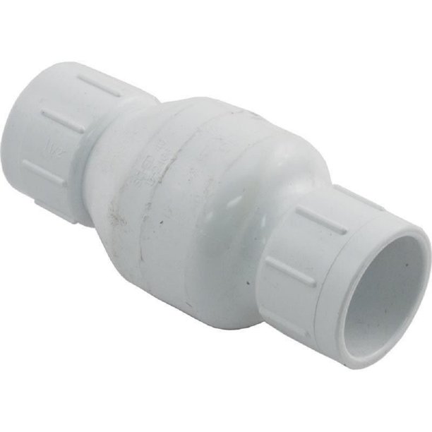 Flo Control Check Valve, Spring, Flo Control, 1-1/2" Slip, 2 lb, Water ...