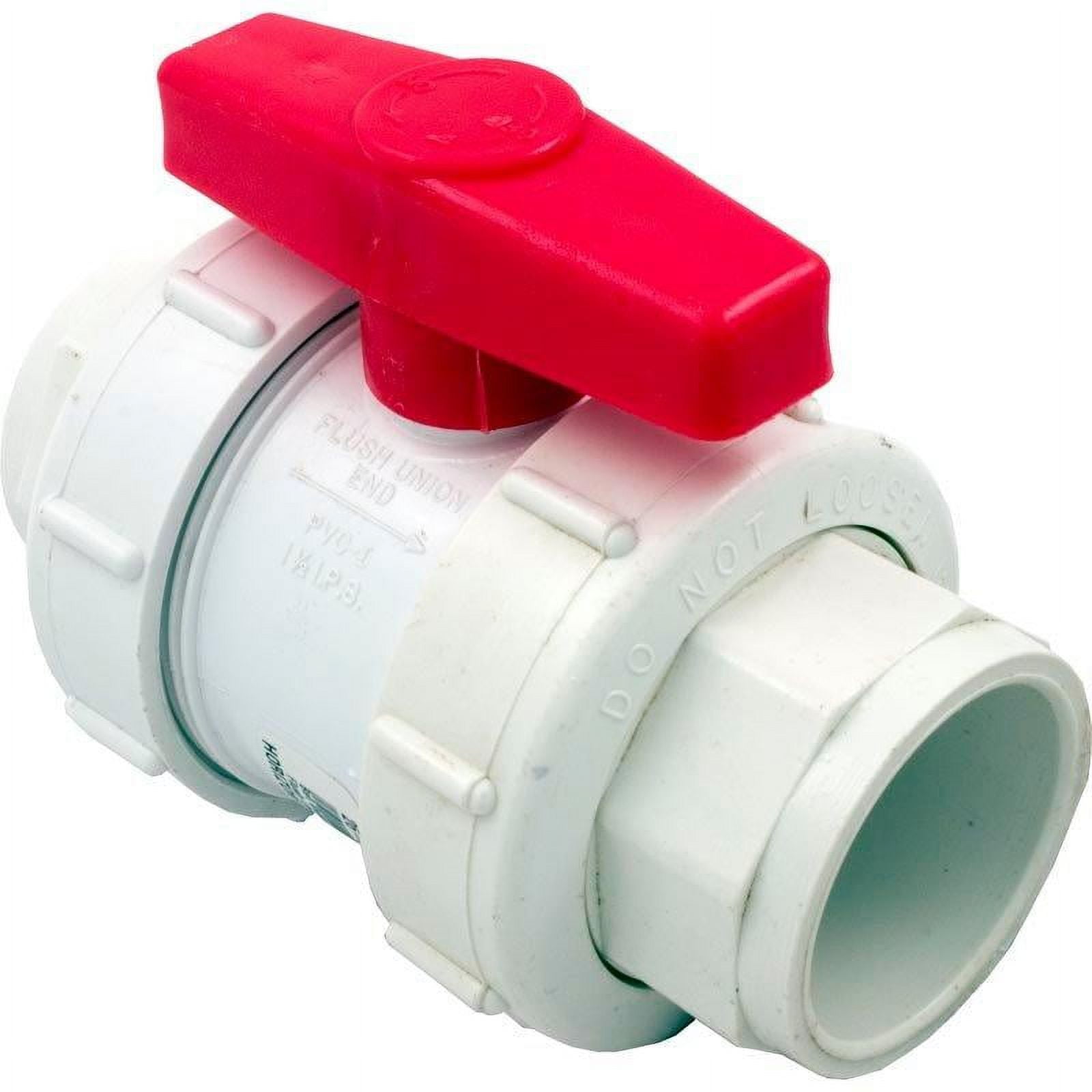 Flo-Controls Ball Valve 1-1-2in. Union Slip x 1-1-2in. Union Slip 1360 ...