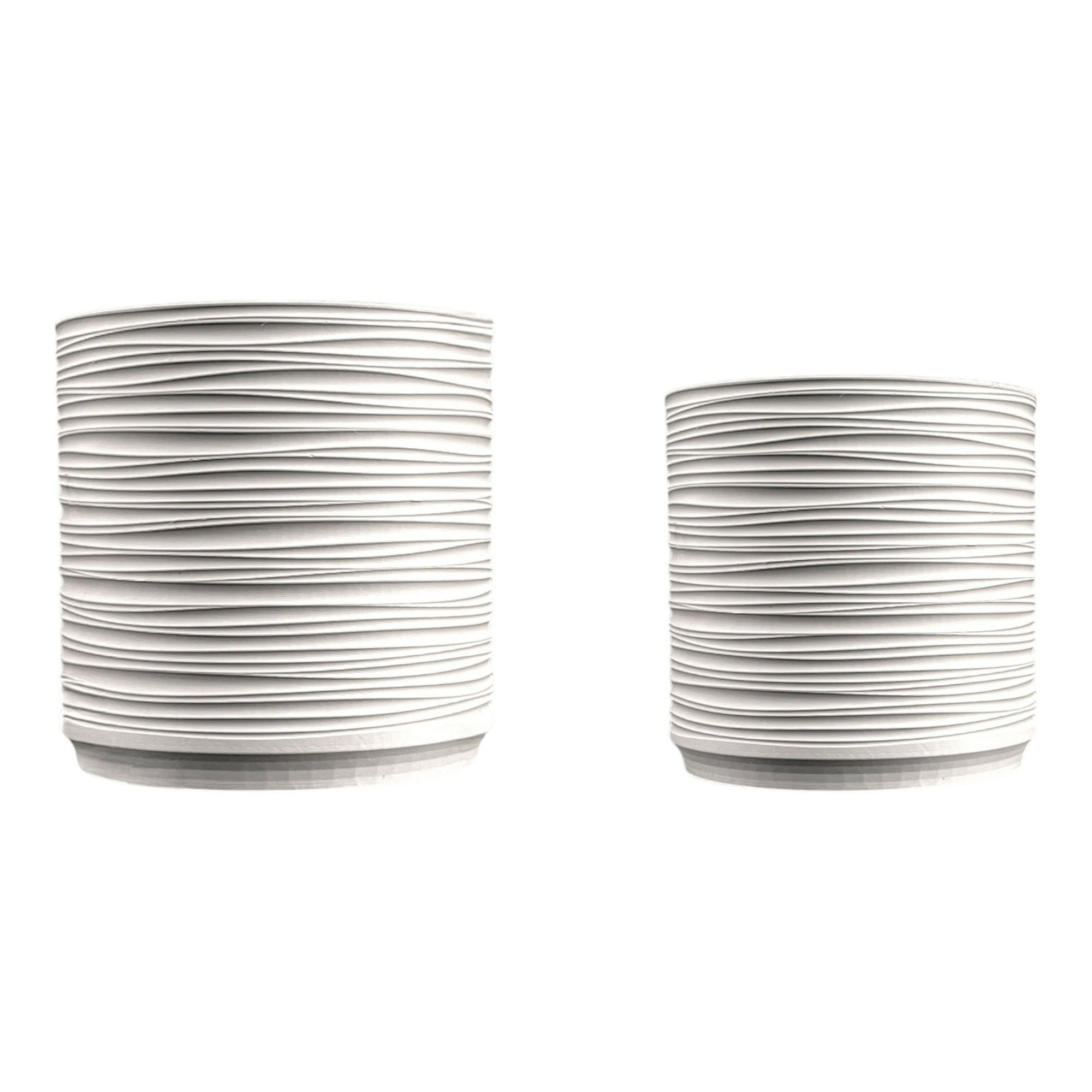 Flo MidCentury Modern Indoor Ripple Eco-Friendly 3D Printed Planters ...