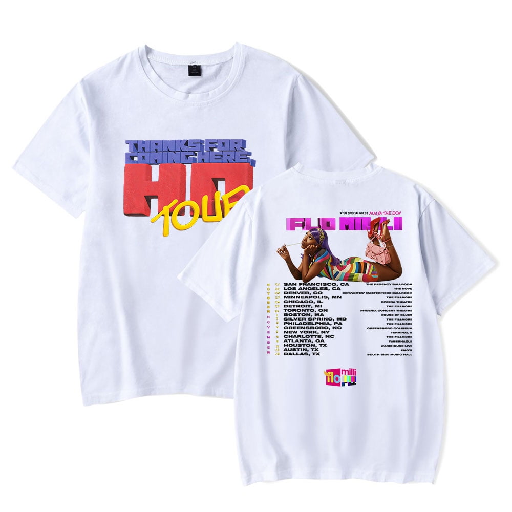 Flo Milli Thanks For Coming Here Ho Tour Merch T-Shirt For Women/Men ...