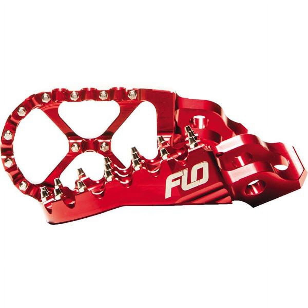 Flo Motorsports FPEG-792R; Pro Series Foot Pegs Red Kawasaki / Honda ...