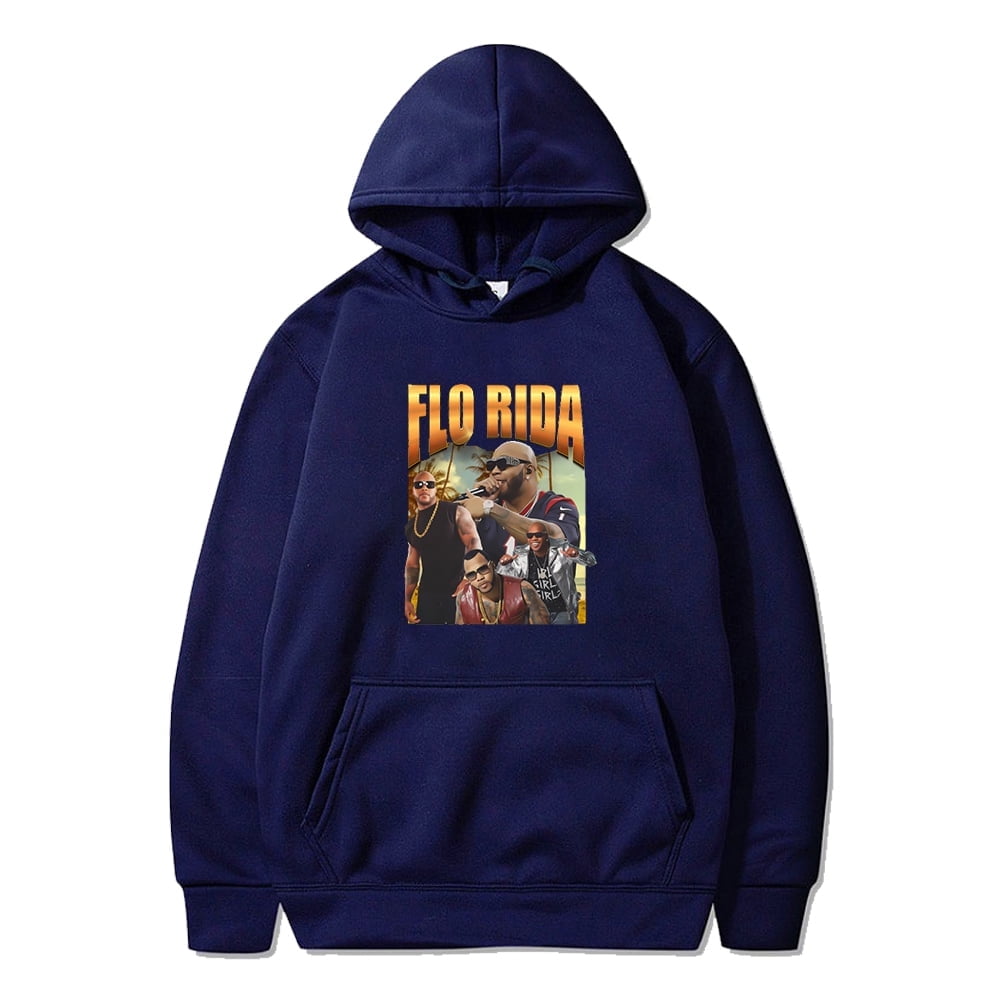Flo Rida Inspired Vintage Unisex Hoodie - Long Sleeve Streetwear ...