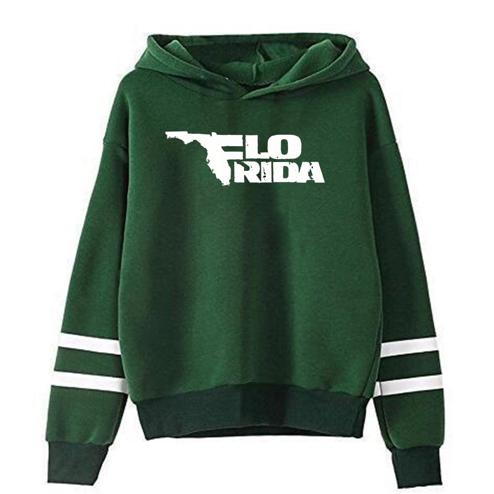 Flo Rida Merch Logo Hoodie Pocketless Parallel Bars Sleeve Streetwear ...