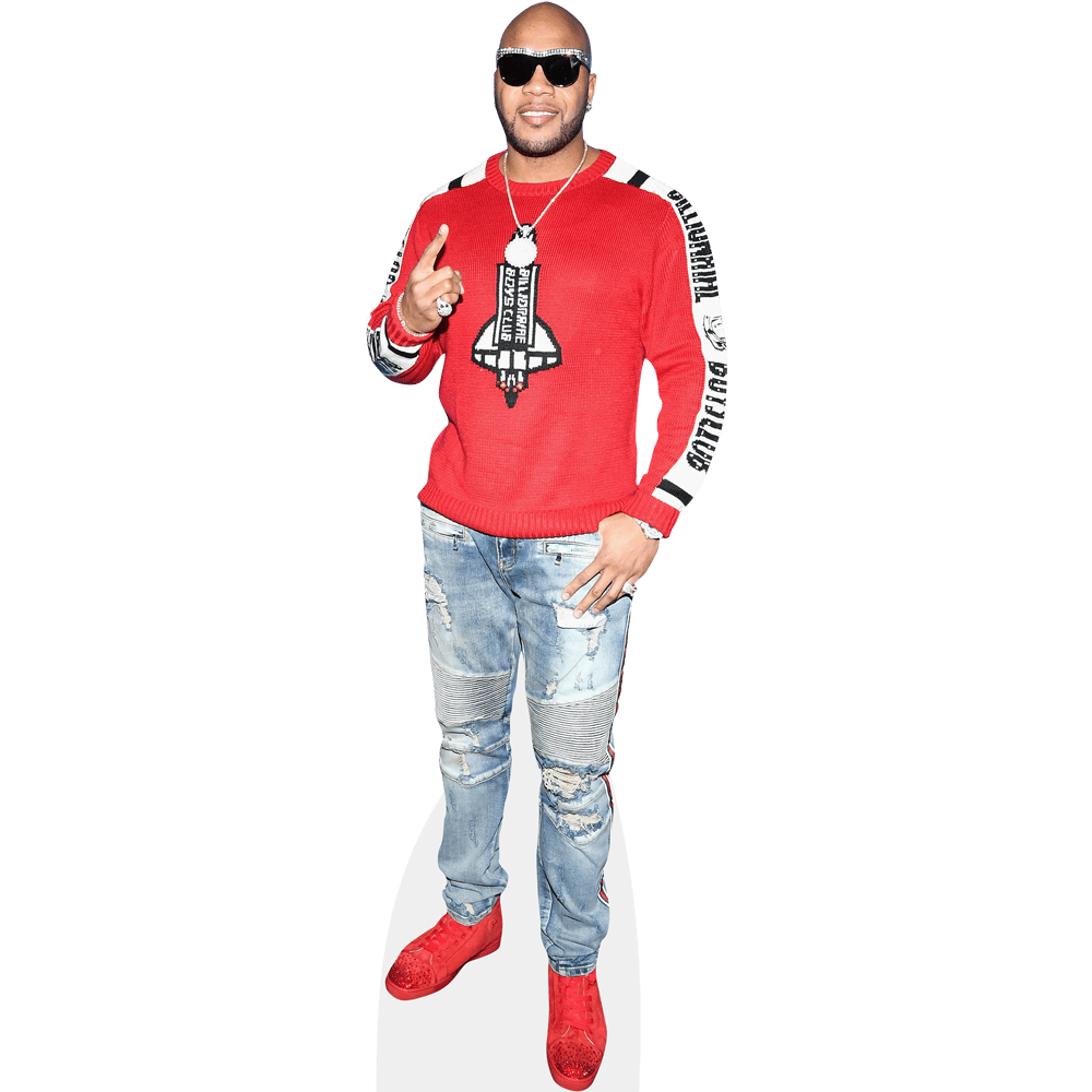 Flo Rida (Red Jumper) Mini Cardboard Cutout Standee - Walmart.com