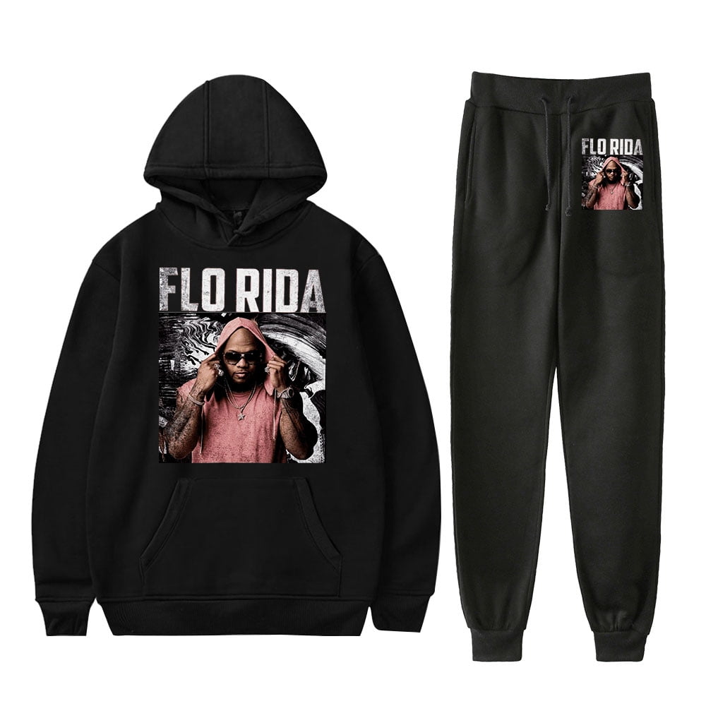 Flo Rida Tour 2025 Merch Hoodie and SWEATPANTS set pop print Unisex ...