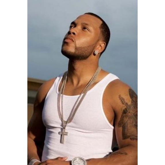Flo Rida poster Flo-rida 12x16 Print on Metal Sign 12in x 16in Multi ...