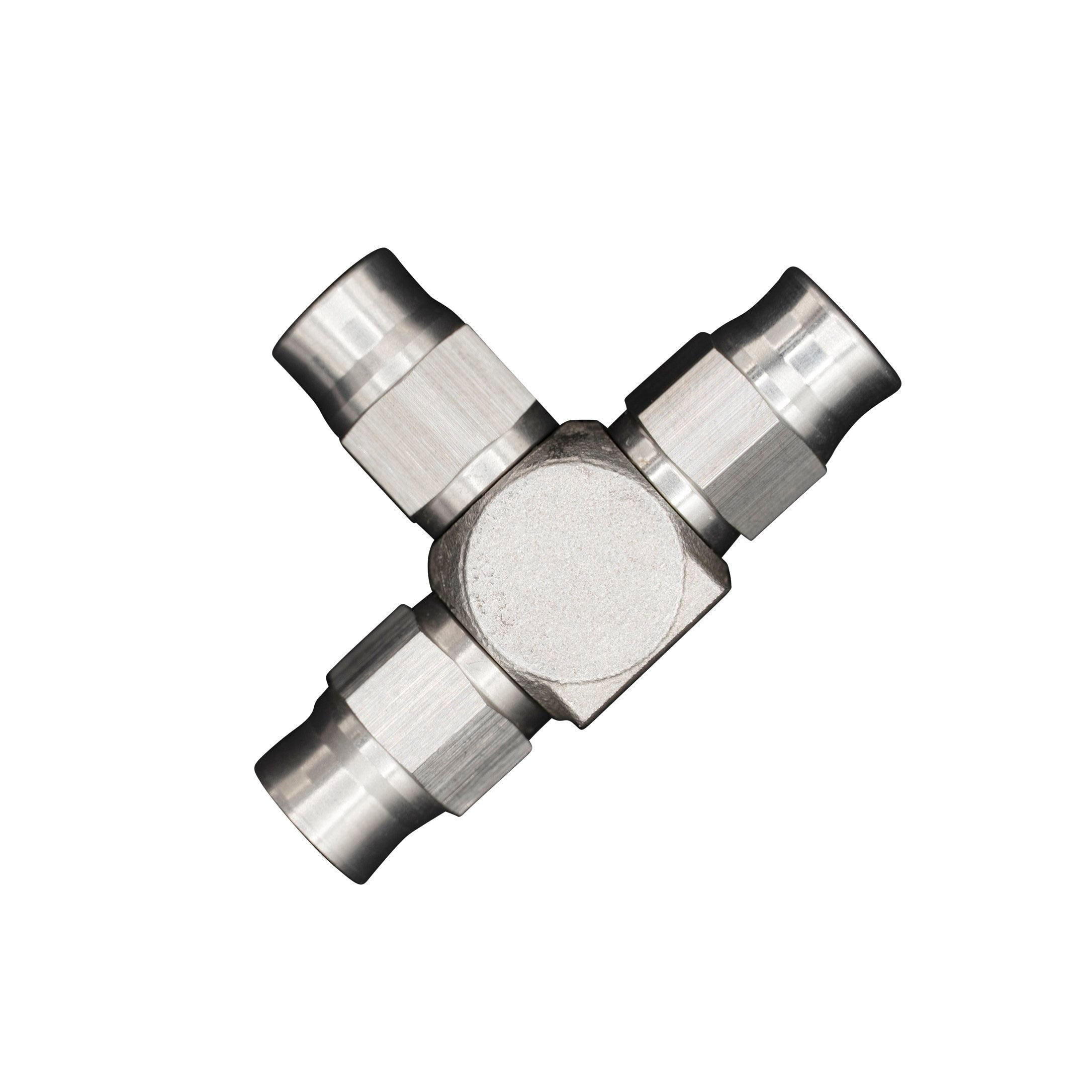 Flo Supply 3AN Hose End Tee Block With Out Mounting Tab - Walmart.com