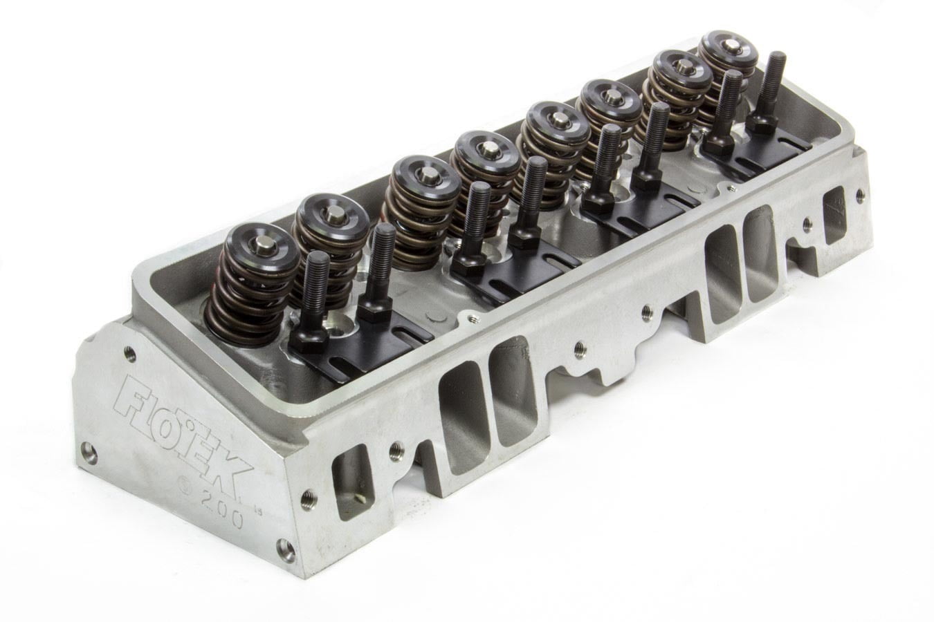 Flo-Tek Single Cylinder Head, 200CC, Hydraulic Roller Angled, Lift ...