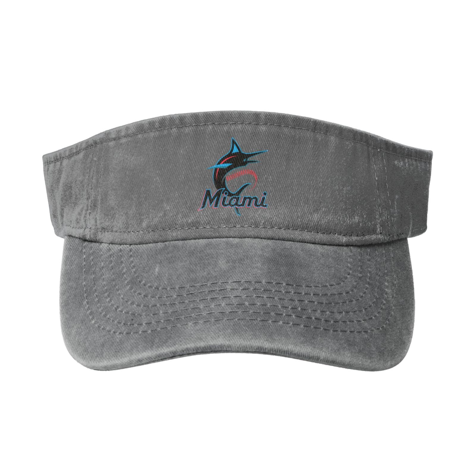 Flo_rida Marl_ins Sport Sun Visor Hats for Women Men Denim Empty Top ...