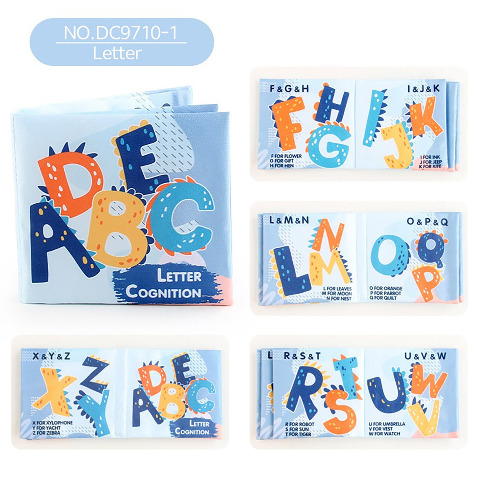 FloHua Baby Toys kids Toys Clearance Children's Animals Cloth Book Baby ...