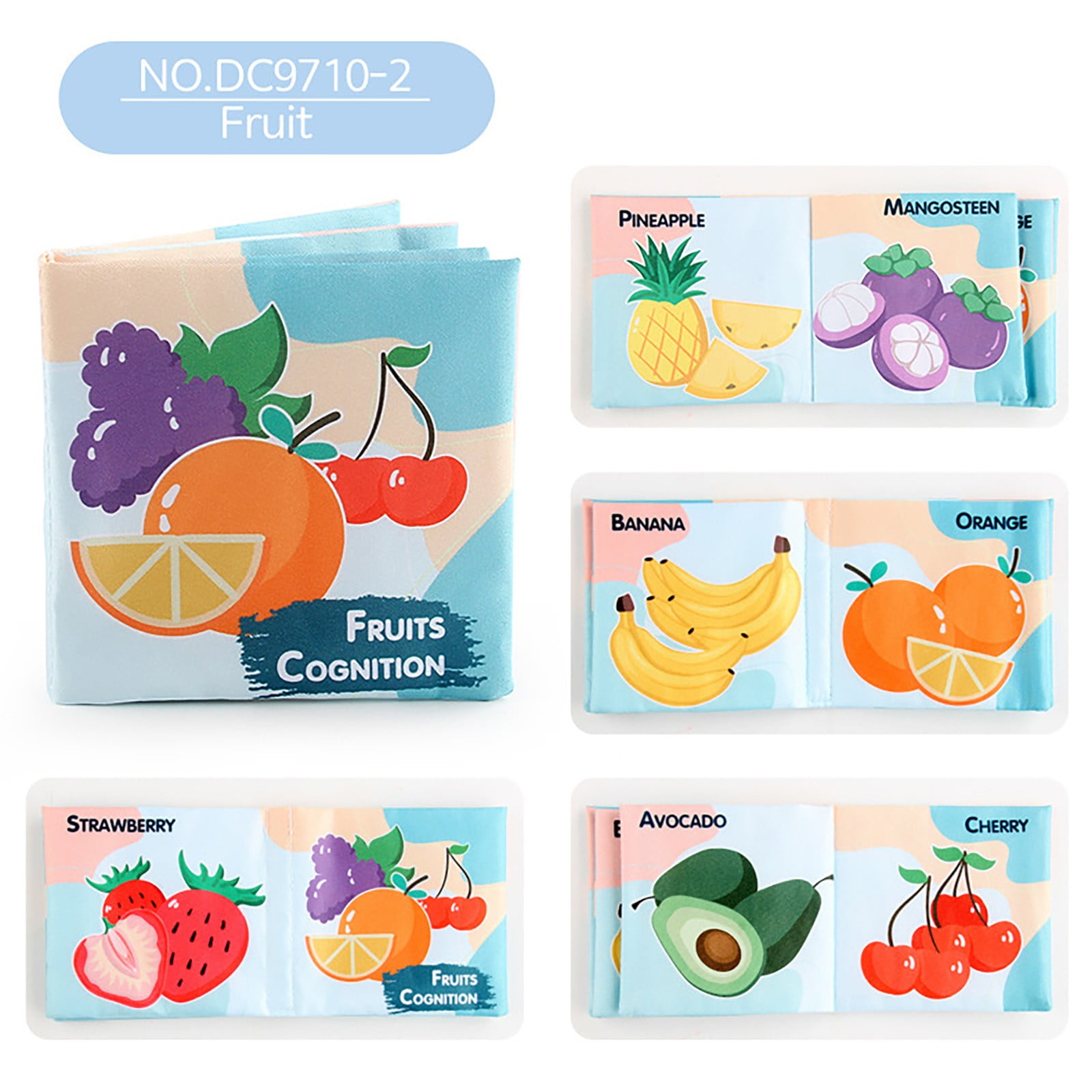 FloHua Baby Toys kids Toys Clearance Children's Animals Cloth Book Baby ...