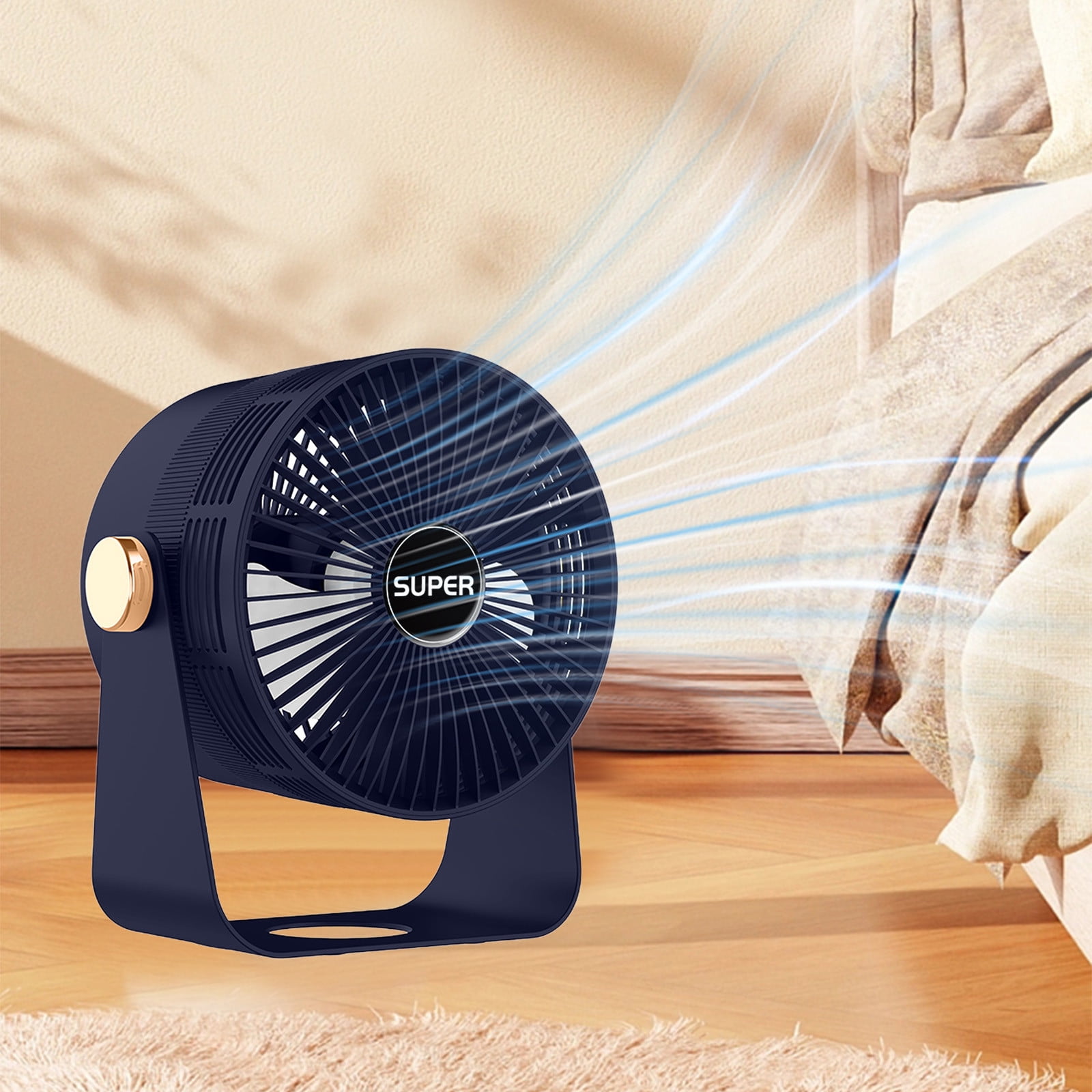 FloHua Household Essentials Fans For Home Bedroom Table Wind Circulator ...