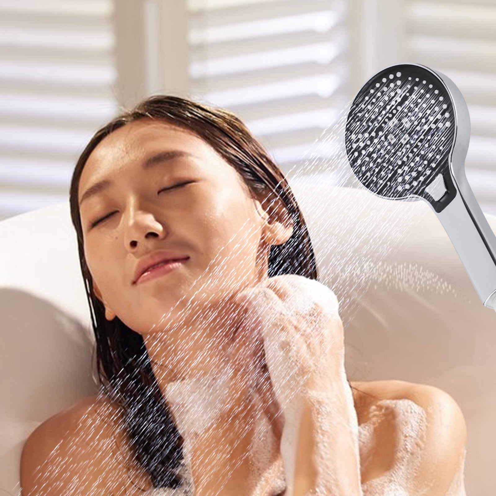 FloHua Household Essentials Shower - High-Pressure Handheld Showerhead ...