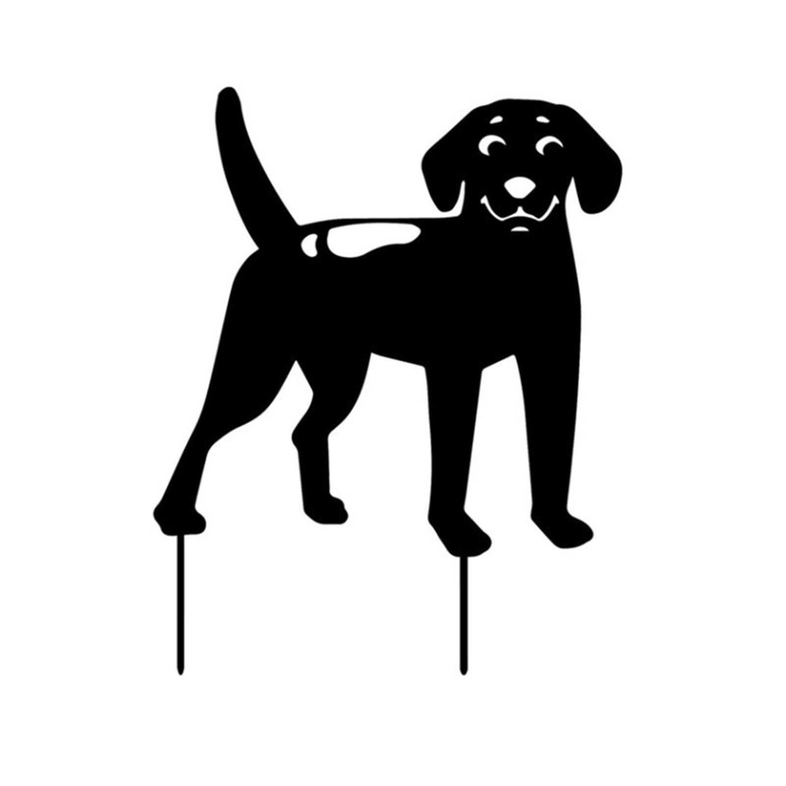 FloHua Room Decor Yard Art Garden Inserts Animals Hollow Inserts Yard ...