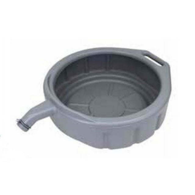 FloTool 11845 Open Top Design Plastic Oil Drain Pan, 5 Gallon, Each ...