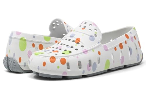 Floafers Kids' Waterproof Prodigy Driver Shoes, Polka Dot Multi, 3 ...