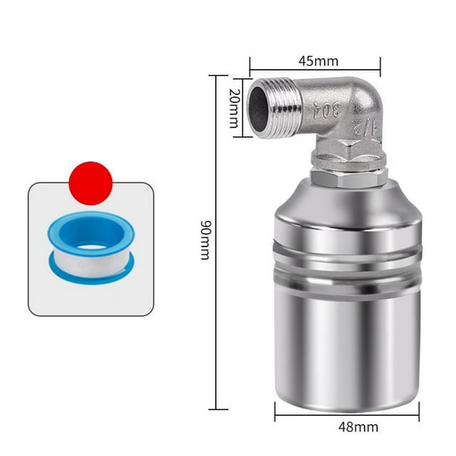 Float Switch Automatic Float Valve Stainless Steel Water Level ...