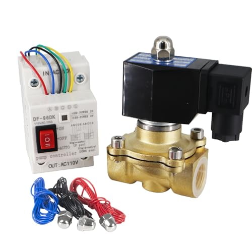 Float Valve,AC110V Automatic Water Level Control Switch with Brass ...