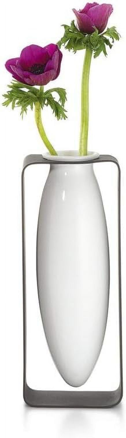 Float Vase Tall Ceramics Steel Powder Coated White - Walmart.com