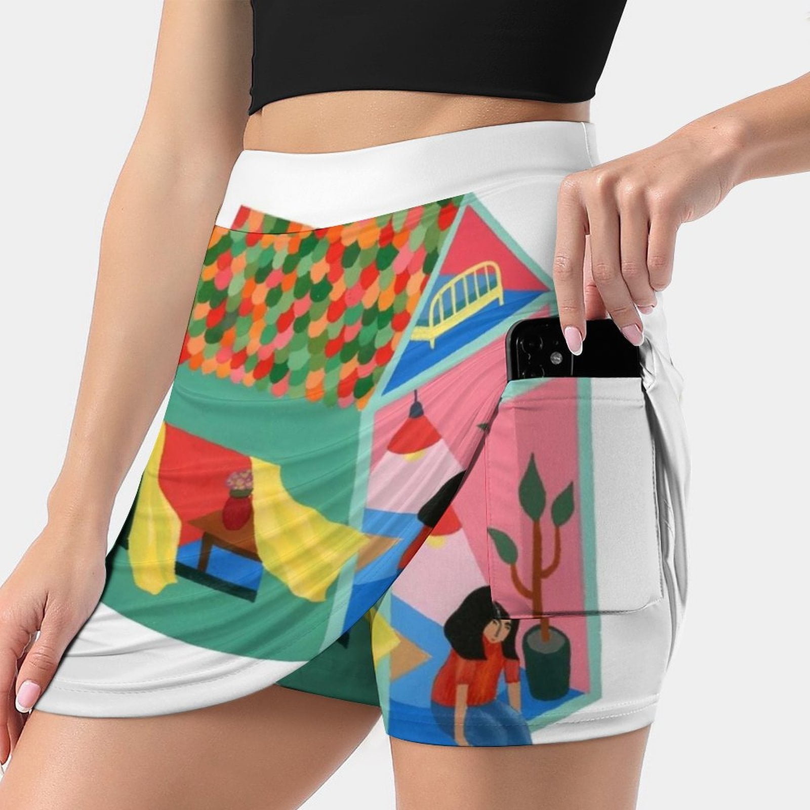 Float Women's skirt Aesthetic skirts New Fashion Short Skirts House ...